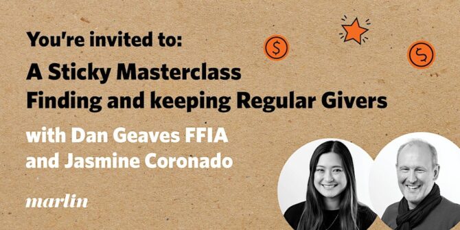 Regular Giving Masterclass - Marlin Communications